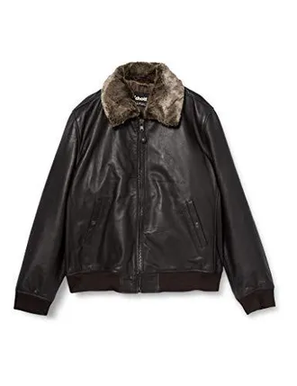 Schott NYC Homme Lc930dgt Blouson Cuir, Dark Brown, 4XL EU