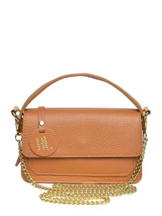Anna Luchini Braun Rindsledertasche