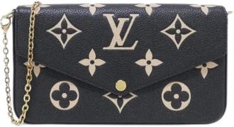 Louis Vuitton Sac bandouli&egrave;re Pre-owned Pochette Felicie Monogram Empreinte - Femme - Pre-owned - Noir - Taille: ONE Size