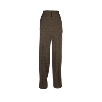 Balenciaga Weite- ma&szlig;geschneiderte Hose - - Trousers - Damen - Braun - XS