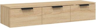 vidaXL Wandschrank Sonoma-Eiche 102x30x20 cm Holzwerkstoff Vidaxl