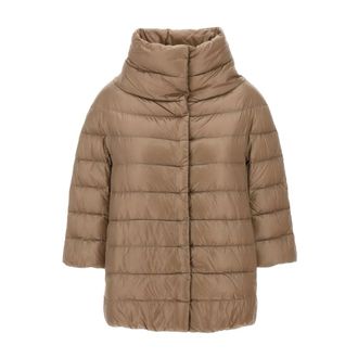 Herno Doudoune Cape Aminta - Femme - Vestes - Beige - Taille: 38 FR