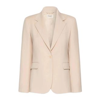 Max Mara Einknopf-Blazer - - Jackets - Damen - Beige - XS