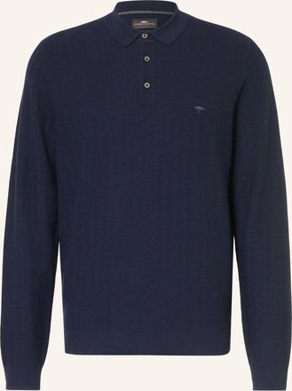 Fynch-Hatton Fynch-Hatton Strick-Poloshirt blau