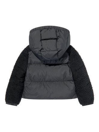 Moncler Girls Zagaba Down Jacket Black Padded