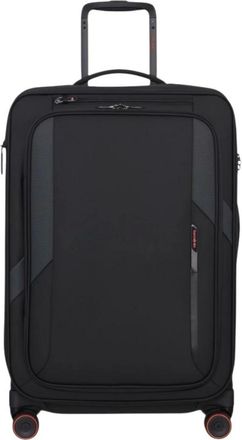 Samsonite unisex, Valises, Noir, Taille: ONE Size Glazed Spinner Extensible 67cm