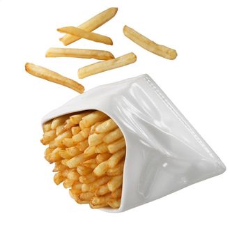 Revol RV638758 Pommes Frites Box 12x11x7cm Weiss