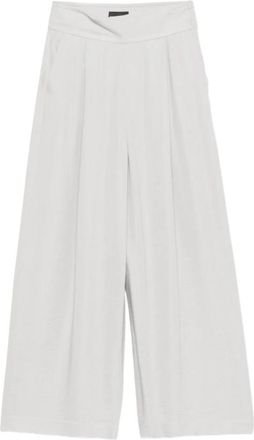 Emporio Armani Weite Hosen - - Trousers - Damen - Grau - S