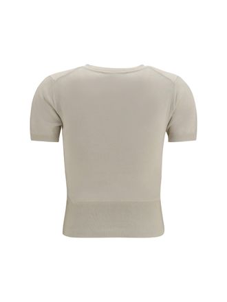 Vivienne Westwood Womens Bea Top Dove White Cotton; Kashmir-Capra Hircus Kashmir/capra