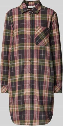 Christian Berg Knielanges Hemdblusenkleid mit Brusttasche