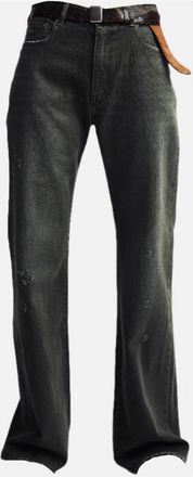 Denimist Femme, Jeans, Vert, Taille: W25 Dena Jean