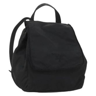 Prada Pre-owned Nylon Vintage Rucksack - - Pre-owned - Damen - Schwarzk - ONE SIZE