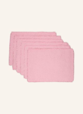 Pad Pad 6er-Tischset Siya rosa