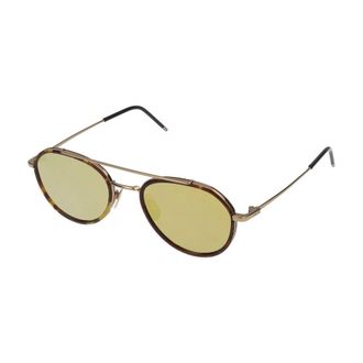 Thom Browne unisex, Accessoires, Multicolore, Taille: 51 MM Lunettes de soleil aviateur en ac&eacute;tate et titane