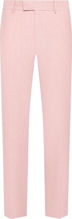 HUGO BOSS Anzughose aus einem Schurwolle-Leinen-Seide-Mix in