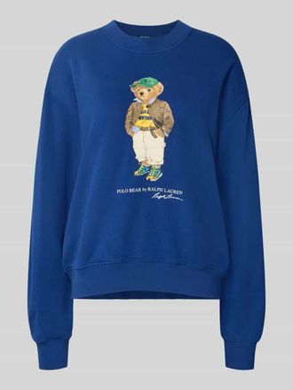 Polo Ralph Lauren Sweatshirt mit Label-Print und Rundhalsausschnitt