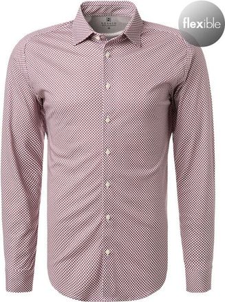 DeSoto Herren Hemd rot gemustert