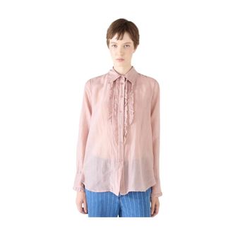 Shaft Femme, Blouses et Chemises, Rose, Taille: 38 FR Camicia Gale