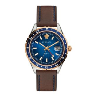 Versace Homme, Accessoires, Bleu, Taille: ONE Size Montre Hellenyium GMT