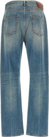Alexander McQueen Mens Jean Blue Cotton