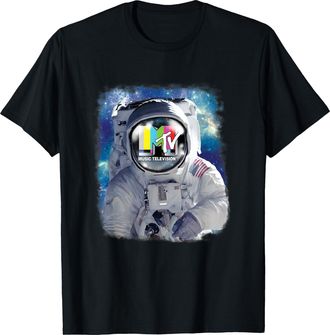 Giesswein Spaceman Logos Musik Fernsehen T-Shirt