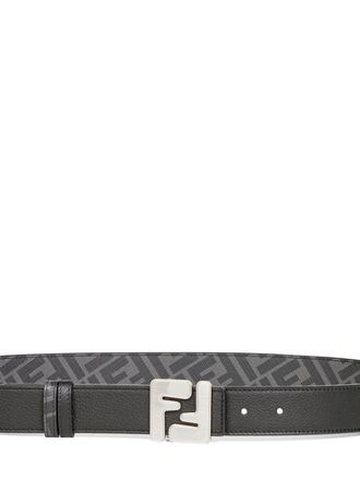Fendi Mens Belt Squared Ff Black