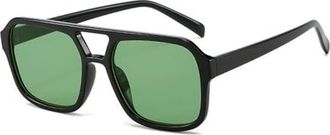 Generic Lunettes De Soleil Conduite &Agrave; Monture Large For Femmes Plein Air For Hommes(Green)