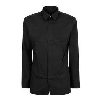 Givenchy Besticktes- lang&auml;rmeliges- modernes Hemd - - Shirts - Herren - Schwarzk - L