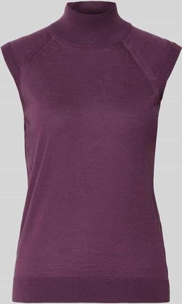 HUGO BOSS Pullunder aus Wolle mit Mock Neck