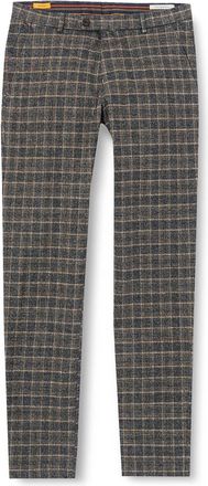 Bugatti Herren Chino mit elegantem Muster in Passform Modern Fit