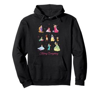 Disney Princess Winter Holiday Fashions Merry Everything Pullover Hoodie
