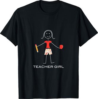 Whyitsme Design Lustige Lehrerin, lehren, M&auml;dchen, die Geschenke T-Shirt