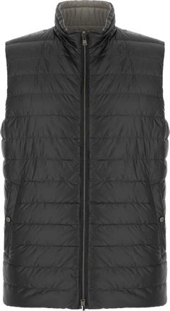 Herno Homme, Vestes, Noir, Taille: 2XL Gilet R&eacute;versible en Nylon