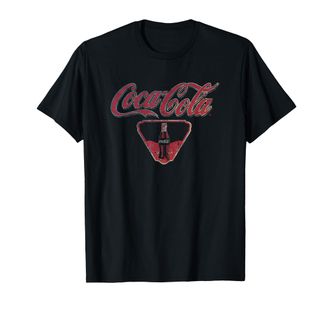 Coca Cola Ware Coca Cola Vintage-Flaschenlogo T-Shirt