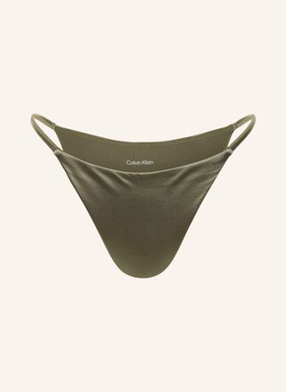 Calvin Klein Brazilian-Bikini-Hose Ck Shine gruen