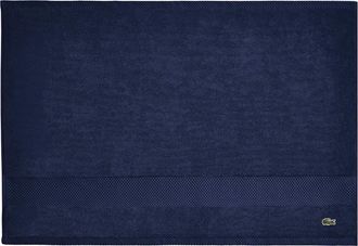 Lacoste Heritage Supima Wannenmatte, Baumwolle, Marineblau, 53,3 x 78,7 cm