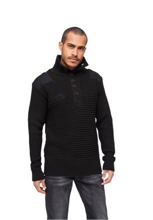 Brandit Alpine Pullover, Farbe: Black, Gr&ouml;&szlig;e: XXL