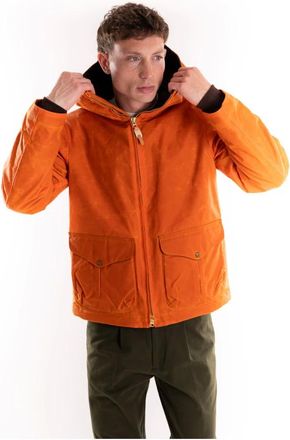 Manifattura Ceccarelli Herren, Jacken, Orange, XLGröße