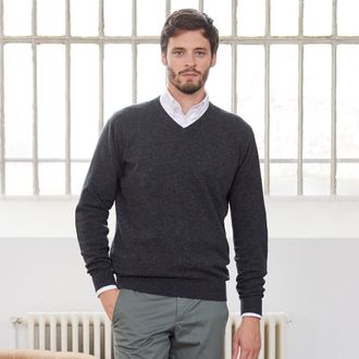 Bexley Elian - Pull homme gris gris anthracite chiné