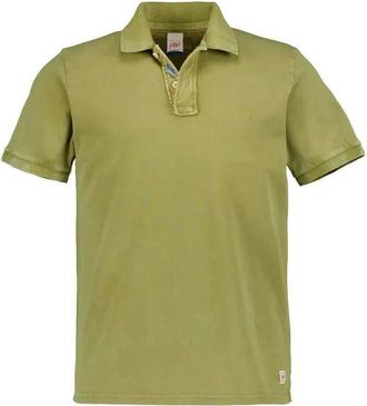 Bob Herren Polo-Shirt gr&uuml;n Baumwoll-Piqu&eacute;