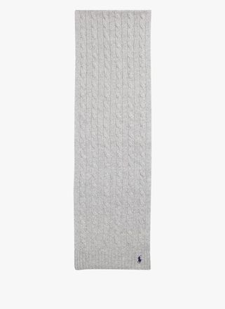 Polo Ralph Lauren Echarpe &agrave; logo en laine et cachemire