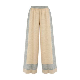 Ermanno Scervino Femme, Pantalons, Multicolore, Taille: 36 FR Wide Pantalons