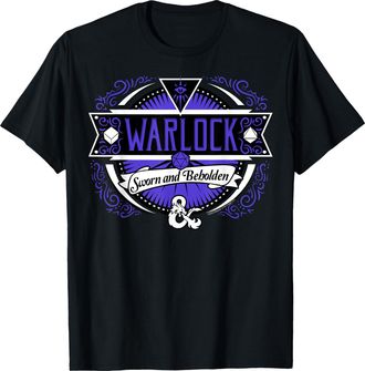 Dungeons & Dragons Warlock Sworn And Beholden Logo T-Shirt