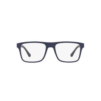 Emporio Armani Rechteckige Sonnenbrille - - Accessories - Herren - Blau - 54 MM