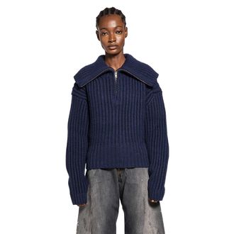 Acne Studios Wool Half-Zip Sweater