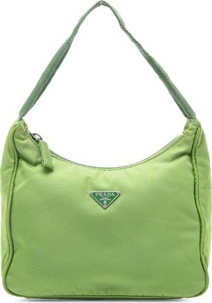 Prada Hobo Bags - Tessuto Shoulder Bag - Gr. unisize - in Gr&uuml;n - f&uuml;r Damen