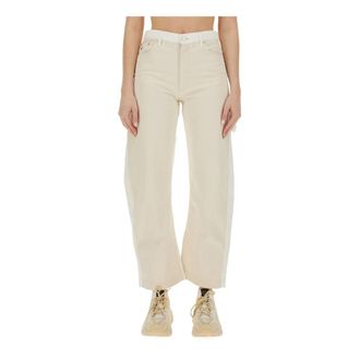 Stella McCartney Loose-fit Jeans - - Jeans - Damen - Beige - W27