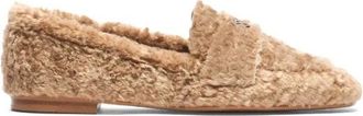 Casadei Shearling Loafer Mokassins - - Shoes - Damen - Braun - 37 1/2 EU