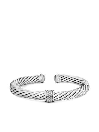 David Yurman bracelet Cable Classics en argent sterling serti de diamants