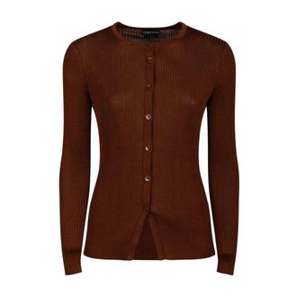 Tom Ford Jersey-Cardigan - - Knitwear - Damen - Braun - L